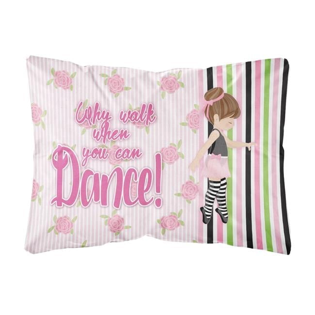 Ballet Dance Stripes Brunette Canvas Fabric Decorative Pillow - Walmart.com