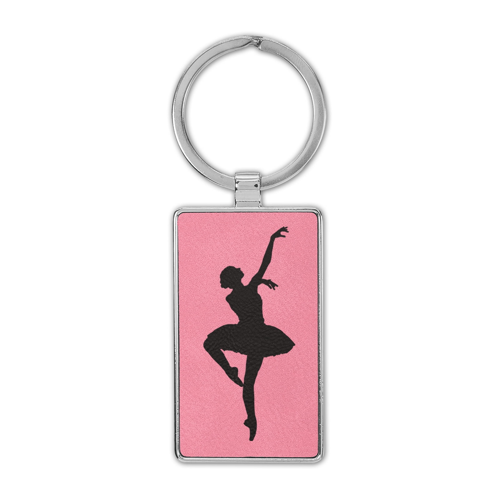 Ballet Dancer Ballerina Premium Leatherette Keychain dance dancers art ...