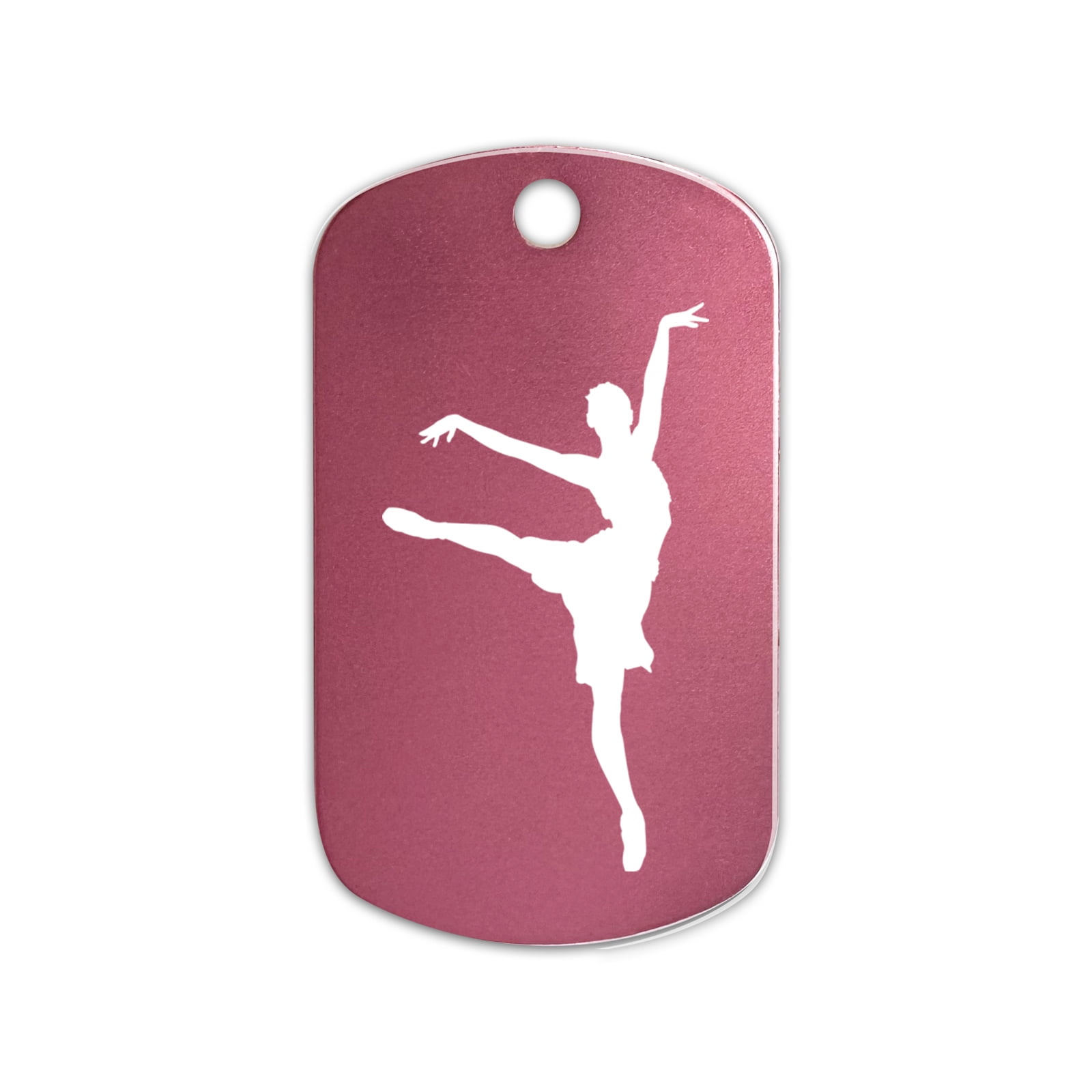 Ballet Dancer Ballerina V2 GI Dog Tag Aluminum Keychain dance dancers ...