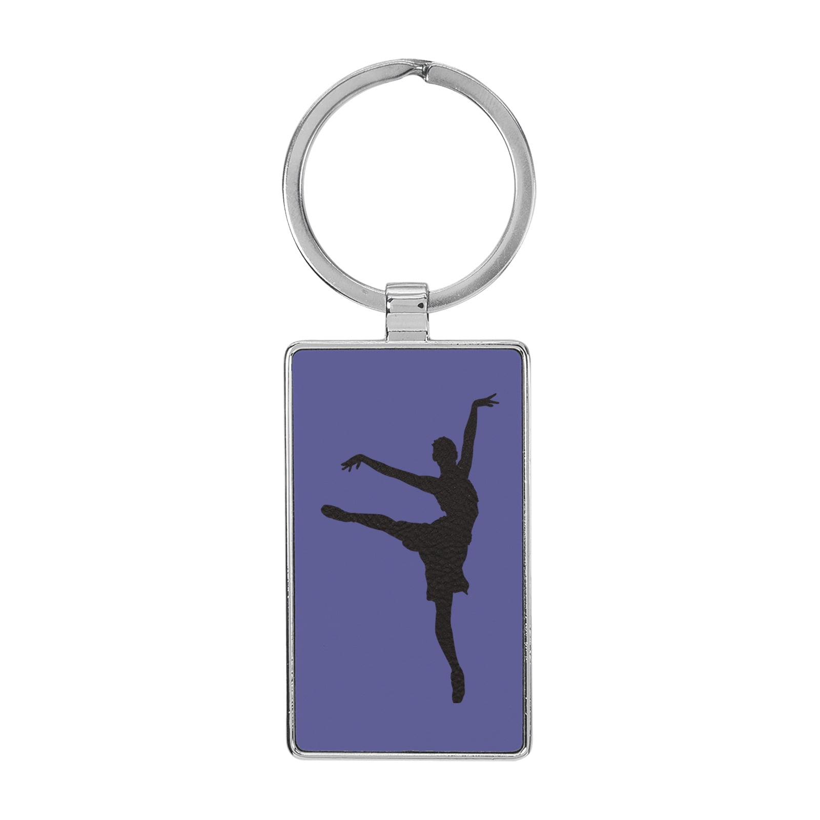 Ballet Dancer Ballerina V2 Premium Leatherette Keychain dance dancers ...