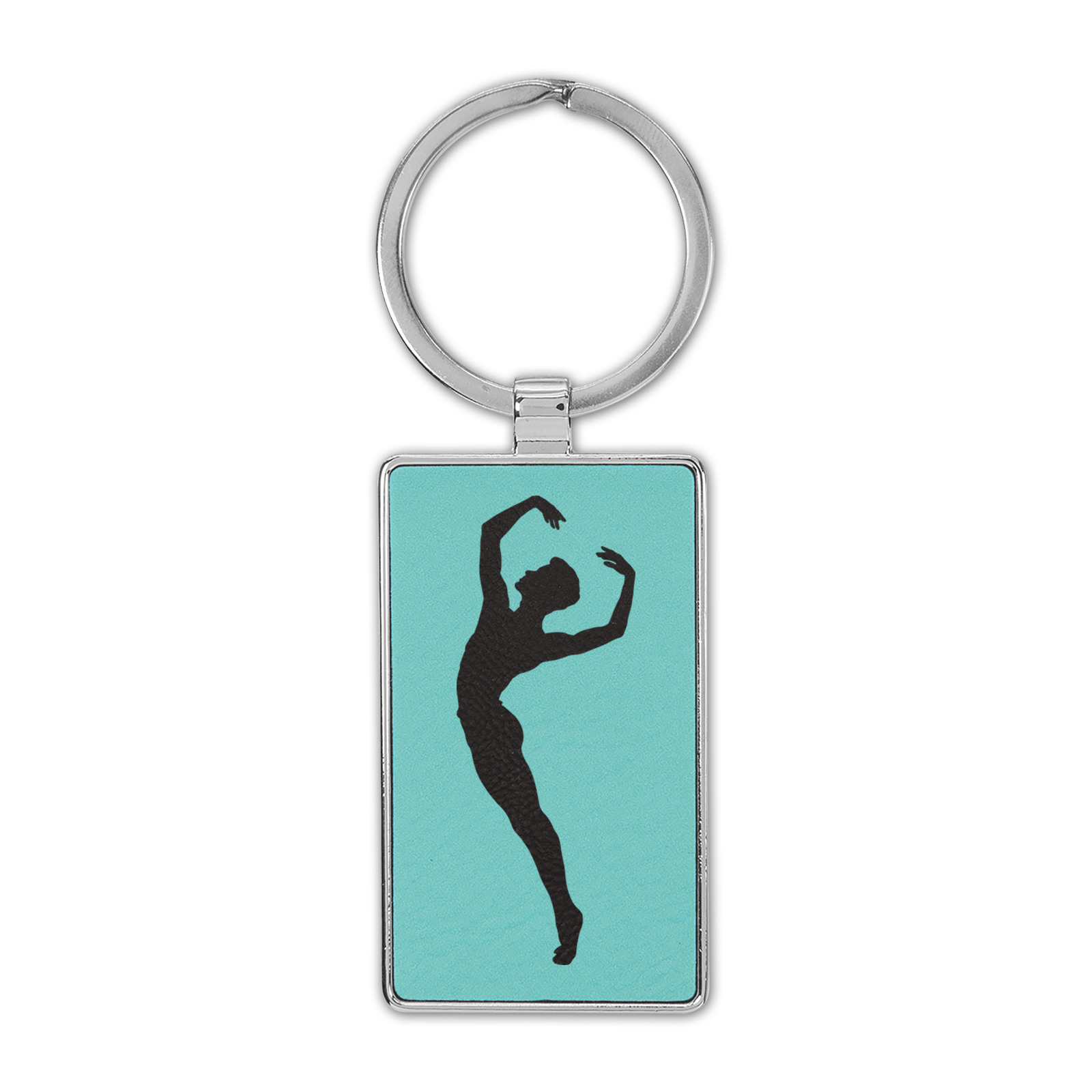 Ballet Dancer Ballerina V3 Premium Leatherette Keychain dance dancers ...
