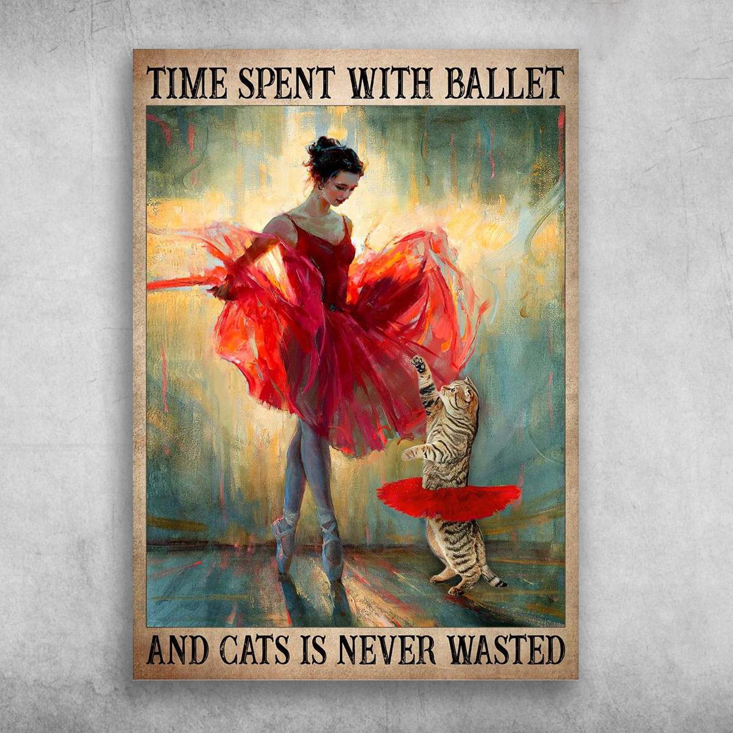 Ballet Dancer, Ballet Cat - Time Spent With Ballet, And Cats Is Never ...