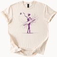 Ballet Dancer Butterfly Graphic T Shirt Artistic Dance Tee - Walmart.com