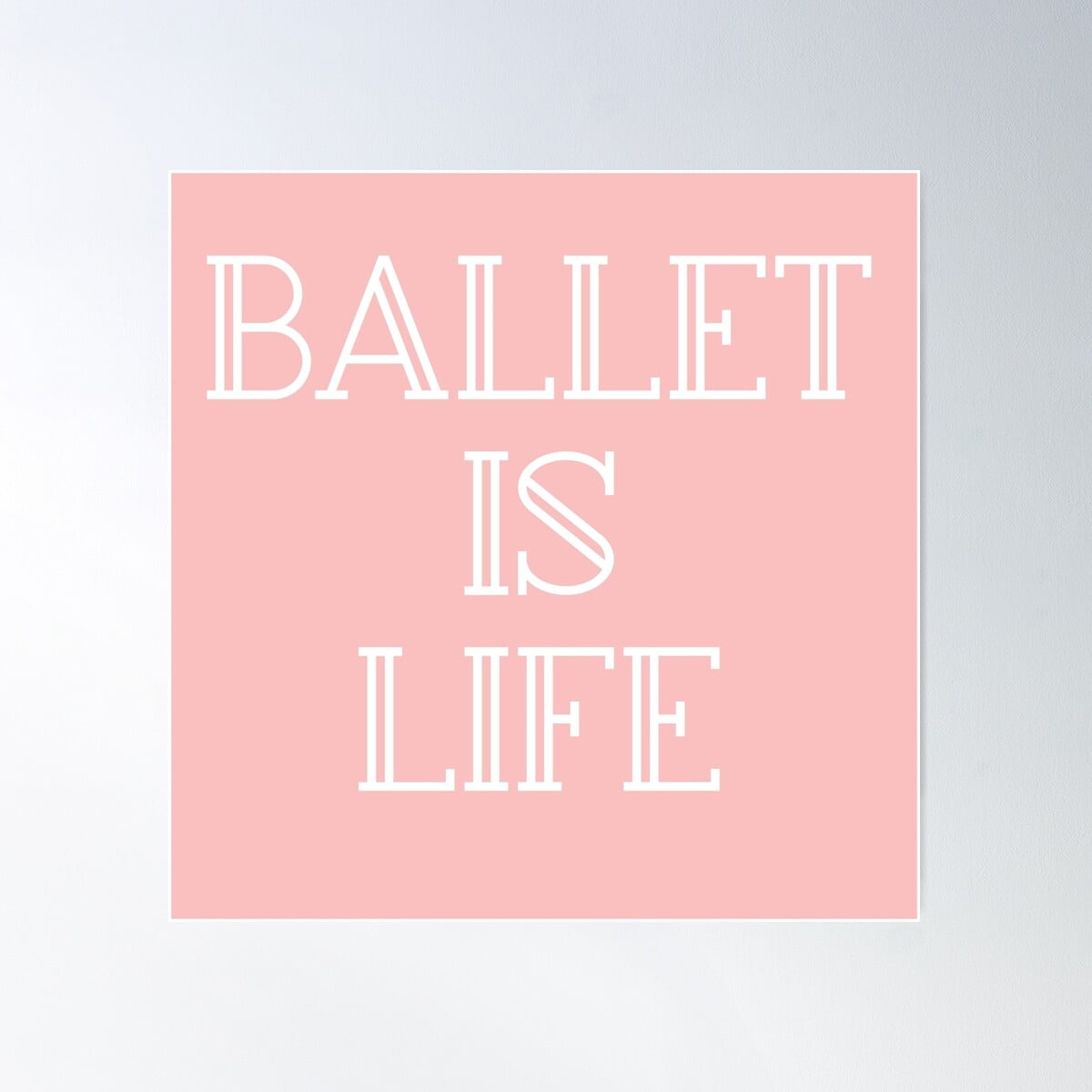 Ballet Dancer Gift - Ballet Is Life Present - Dance Major - Ballerina ...