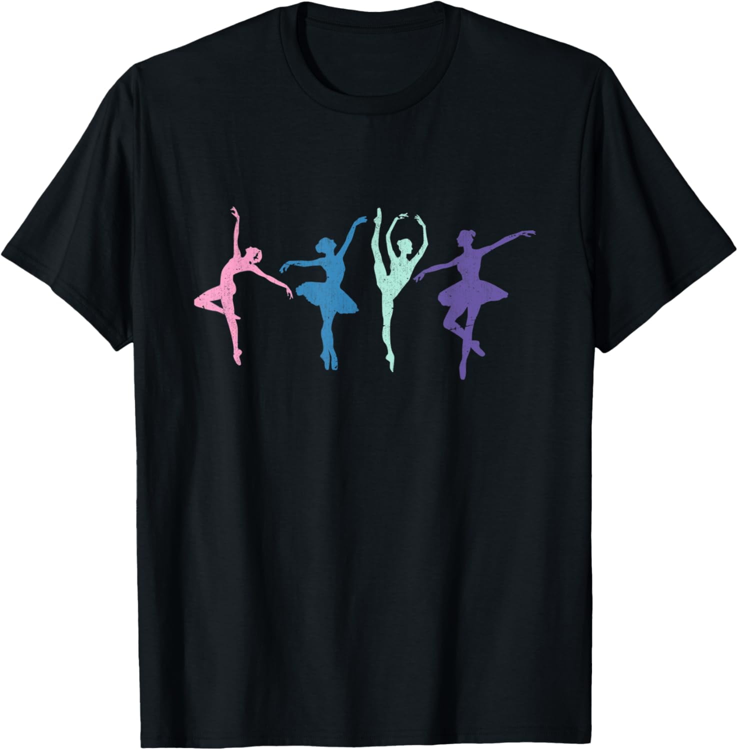 Ballet Dancer Girls Women Ballerina En Pointe Ballet T-Shirt - Walmart.com