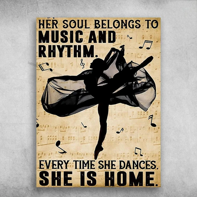 Ballet Dancer Music Lover - Her Soul Belongs To Music And Rhythm Every ...