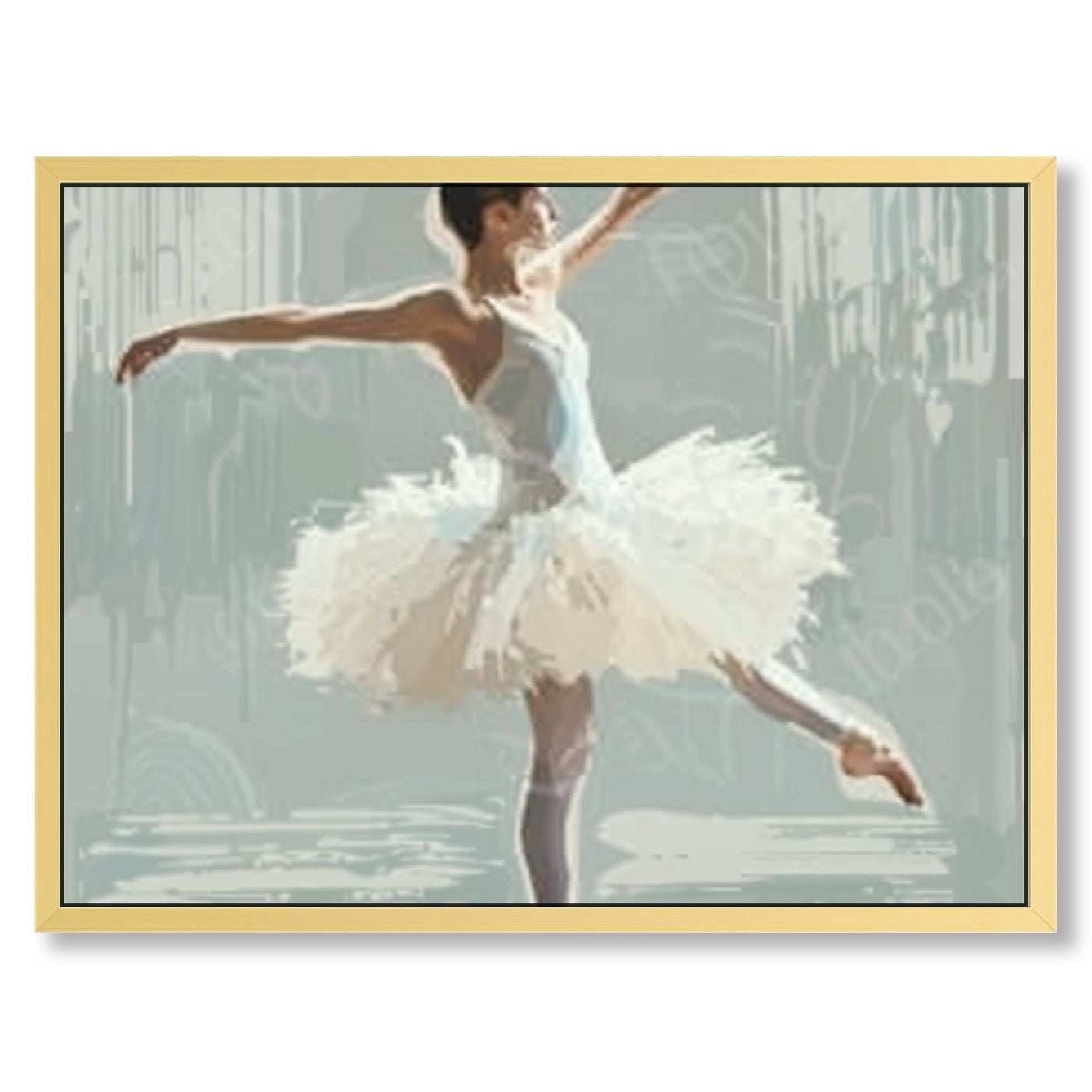 Ballet Dancer Original Design Canvas Wall Art Poster Unique Modern Home ...