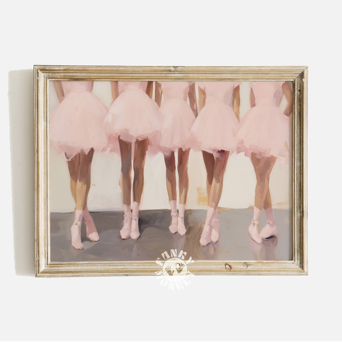 Ballet Digital Print, Dance Wall Art, Pink Ballerina Painting ...