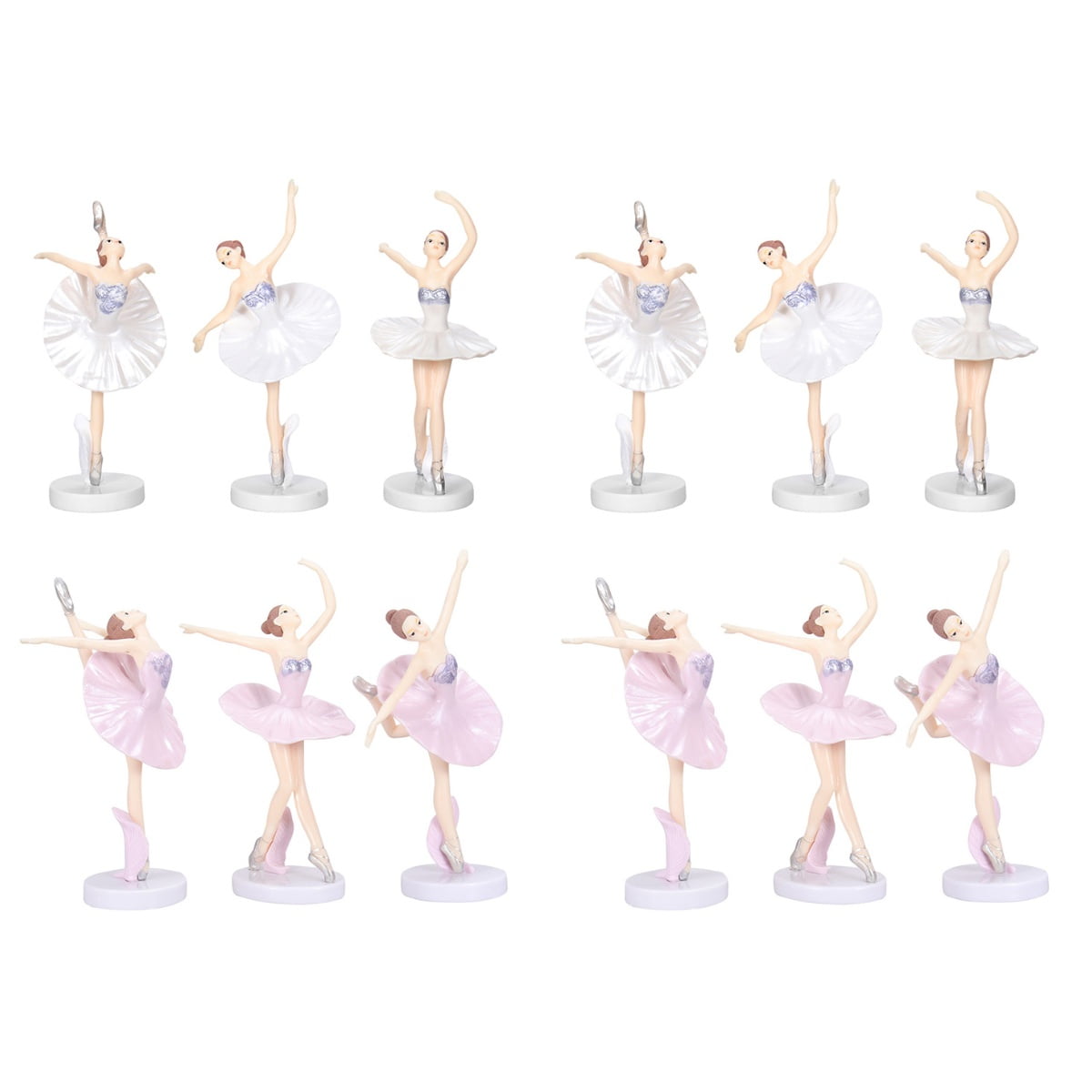 Ballet Figurines Dancer Statue Girl Cake Figurines Decoration Playset ...
