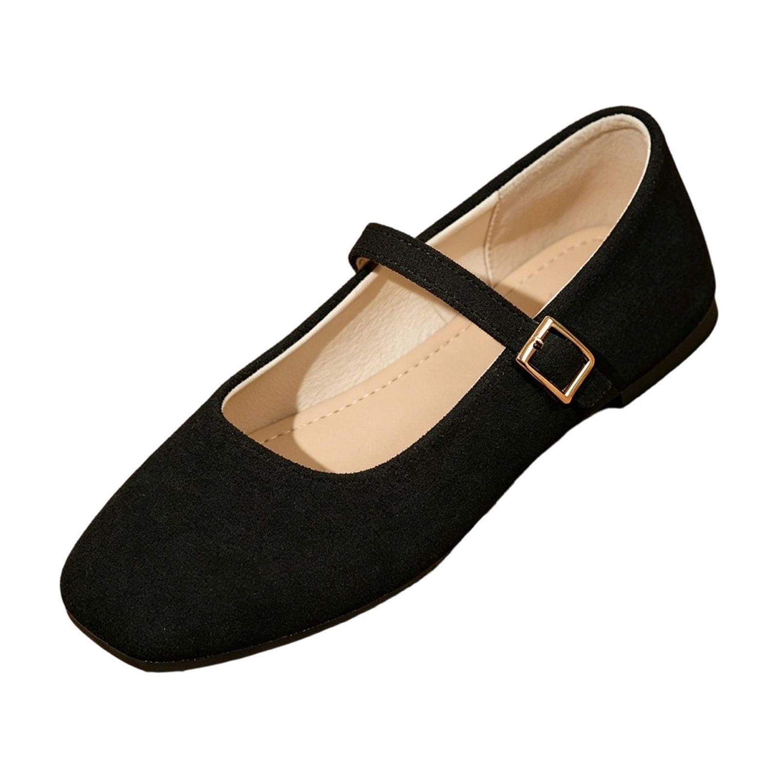 Ballet Flats for Women Slip On Square Toe Formal Wedding Flats Shoes ...