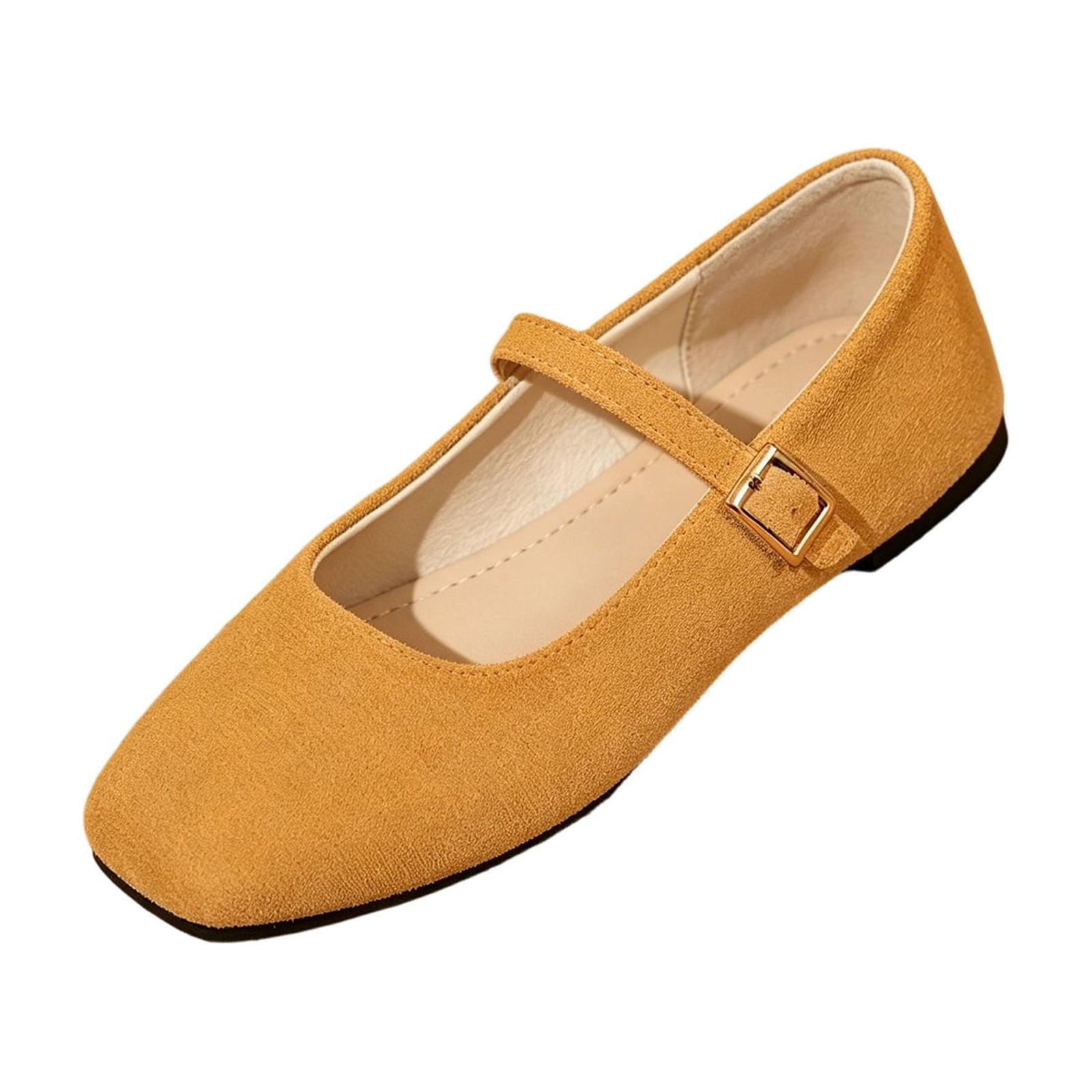 Ballet Flats for Women Slip On Square Toe Formal Wedding Flats Shoes ...