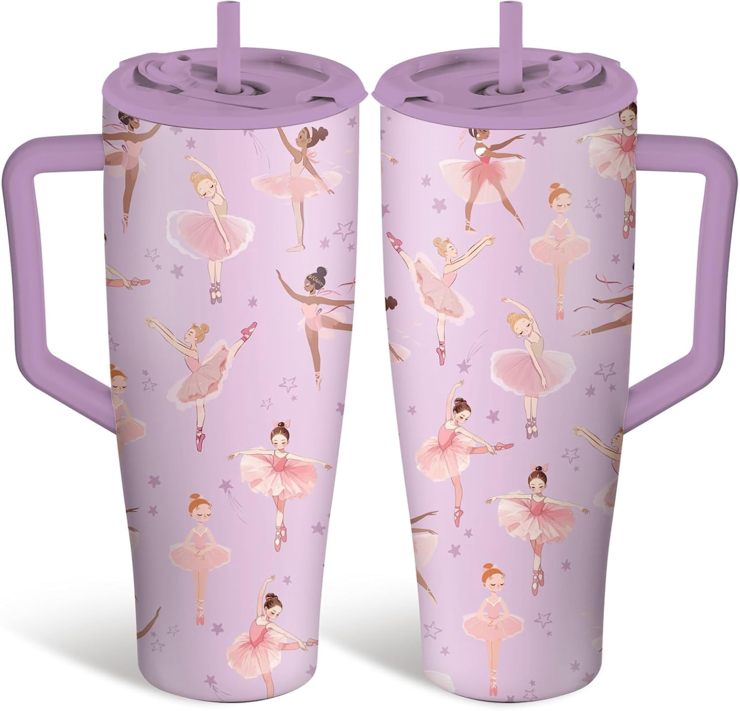Ballet Gifts for Women Girls - 40oz Ballet Tumbler with Handle and ...