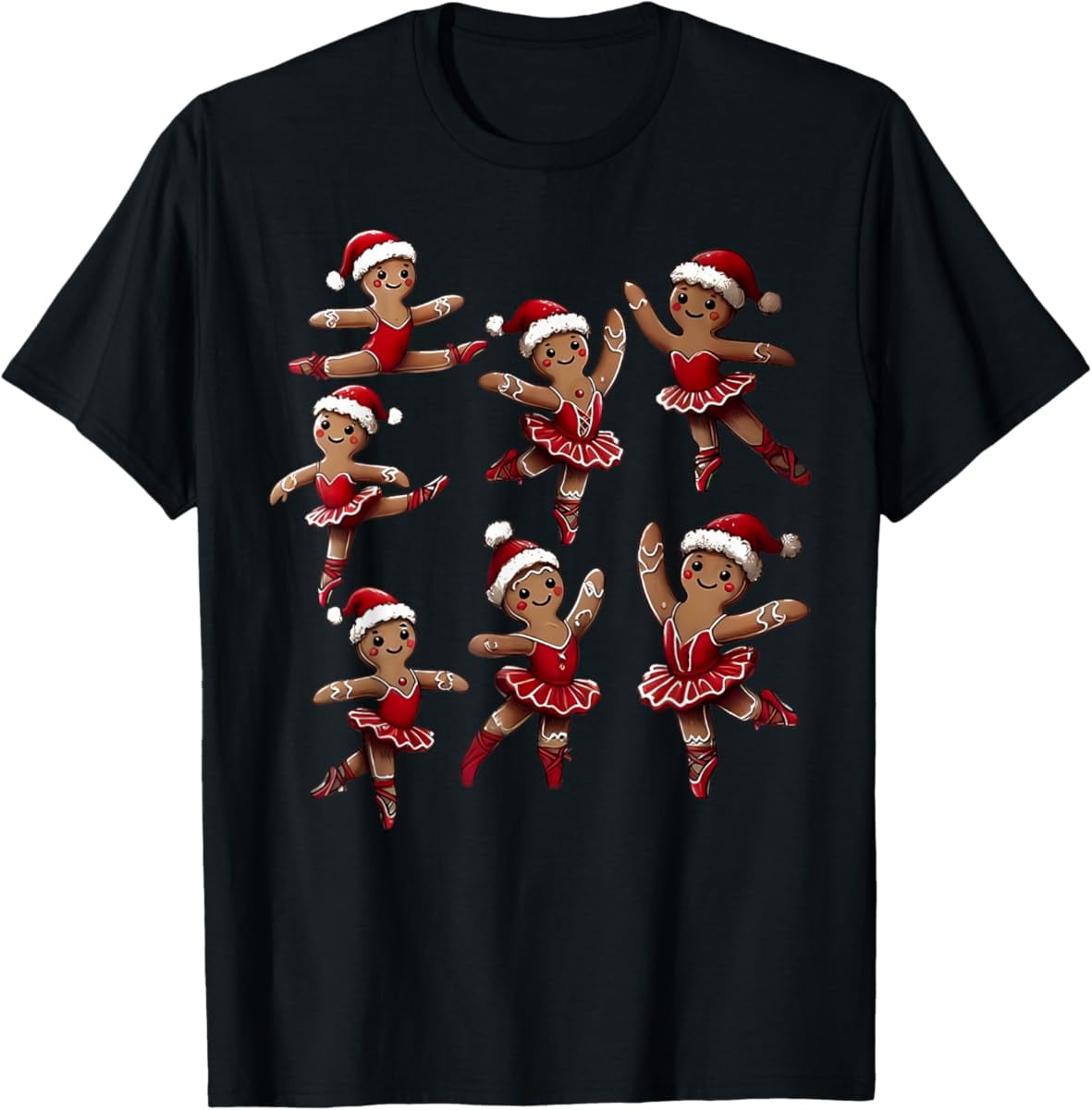 Ballet Gingerbread Ballet Dancer Dance Teacher T-Shirt Sweatshirt All ...