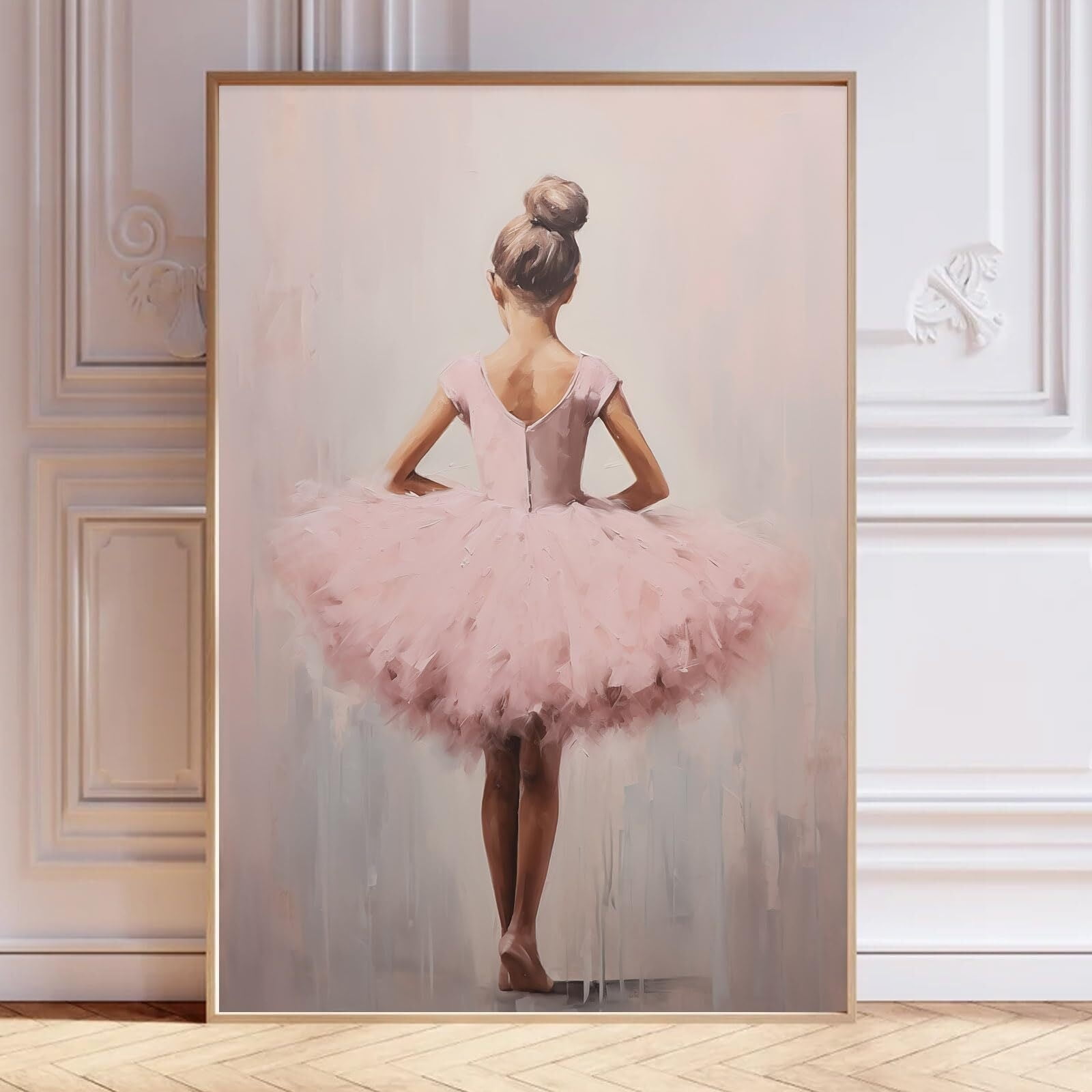 Ballet Girl Canvas Wall Art Ballerina Canvas Painting Dancing Girl Wall ...