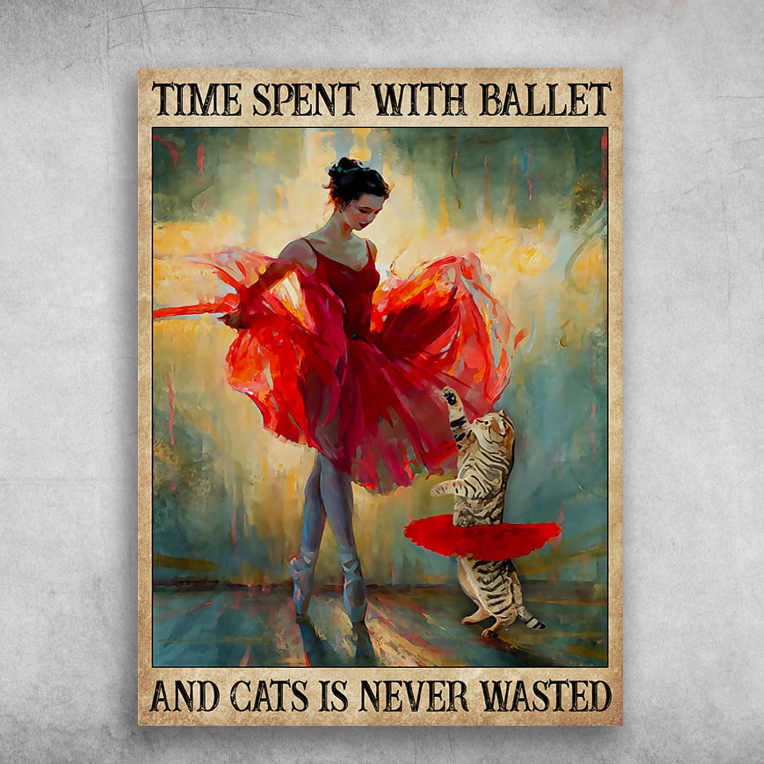 Ballet Girl, Dancing With Cat, Time Spent With Ballet, And Cats Is ...