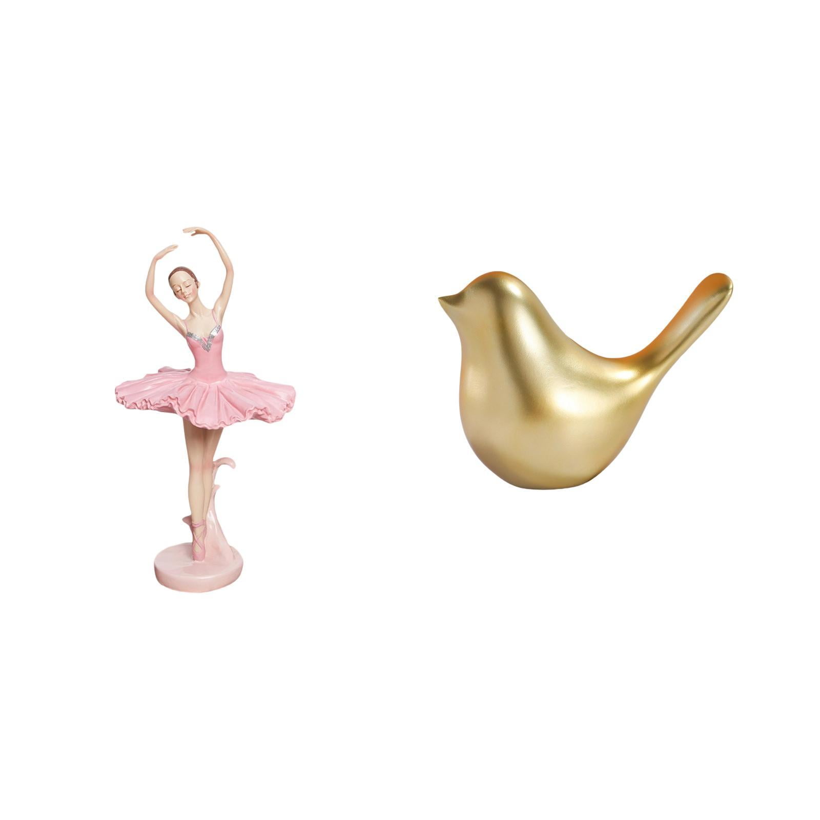 Ballet Girl Statue Animal Sculpture Resin Ballerina Figurine Smooth ...