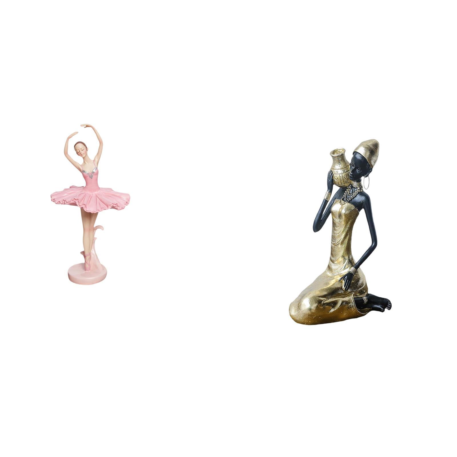 Ballet Girl Statue Lady Sculpture Ballerina Figurine Resin Handmade ...