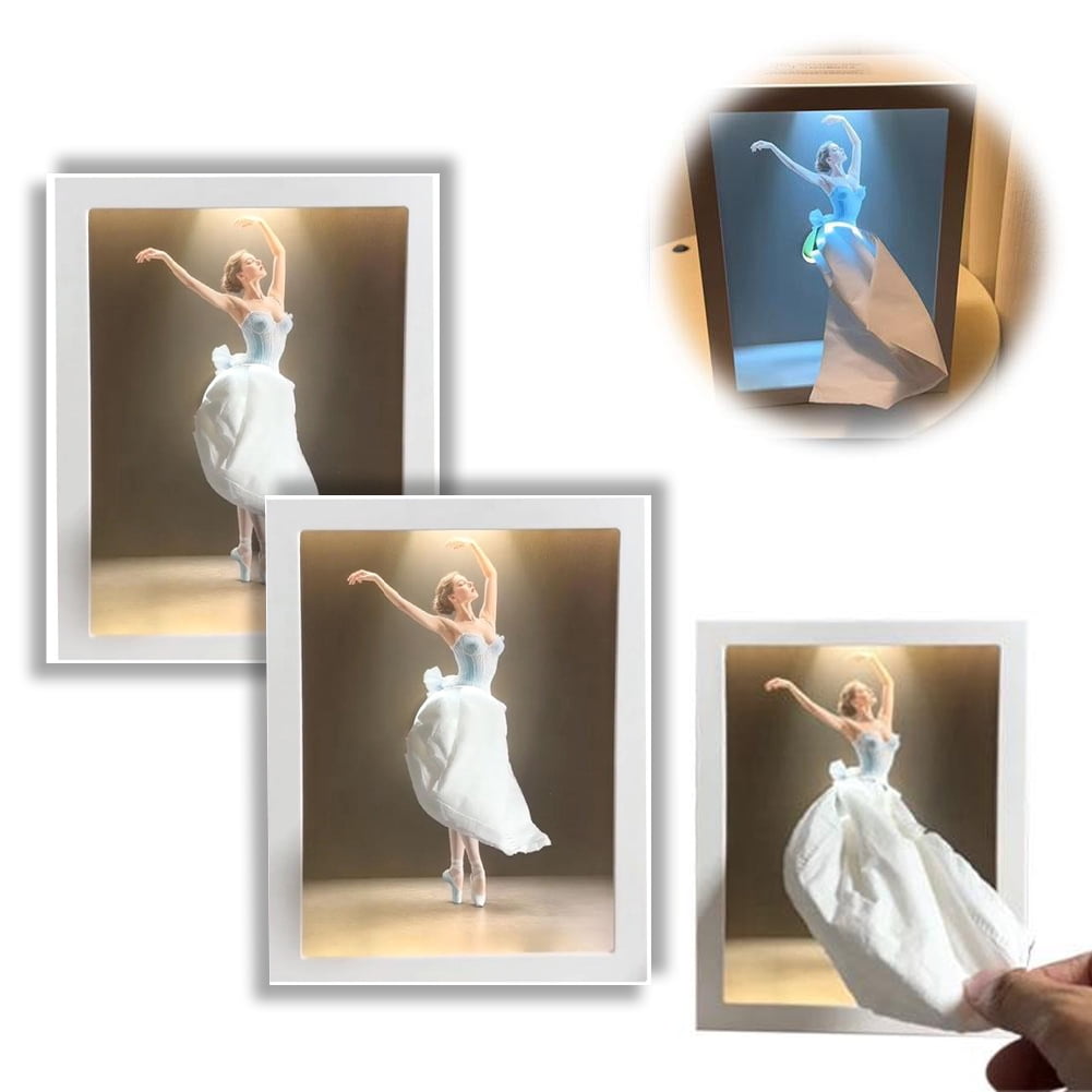 Ballet Girl Tissue Box with Light, Cute Lady Skirt Tissue Box Cover ...