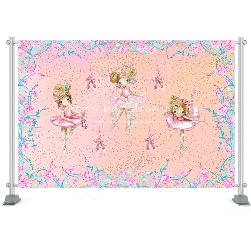 Ballet Girls Photography Backdrop Ballerina Supplies Dance Decor For ...