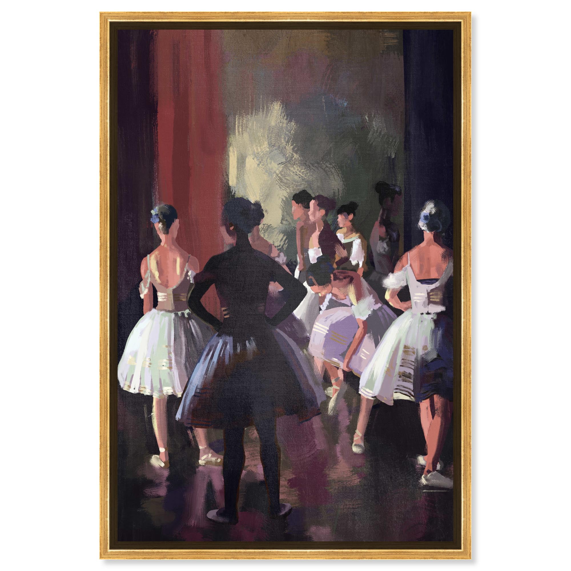 Ballet Hall Auditorium Canvas Classic Vintage Wall Art by Art Remedy ...