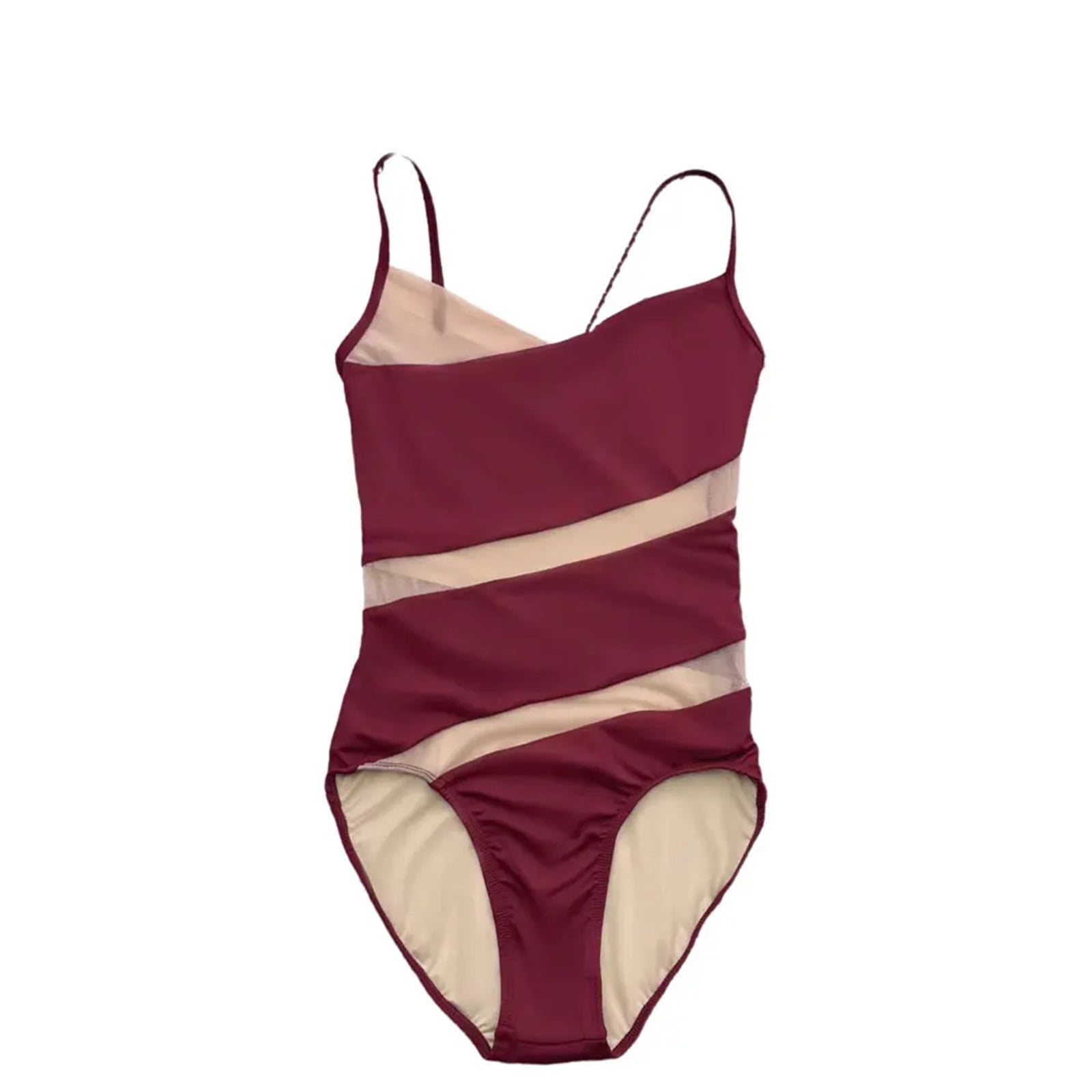 Ballet Leotard For Women's Professional Sportswear Elastic Mesh ...