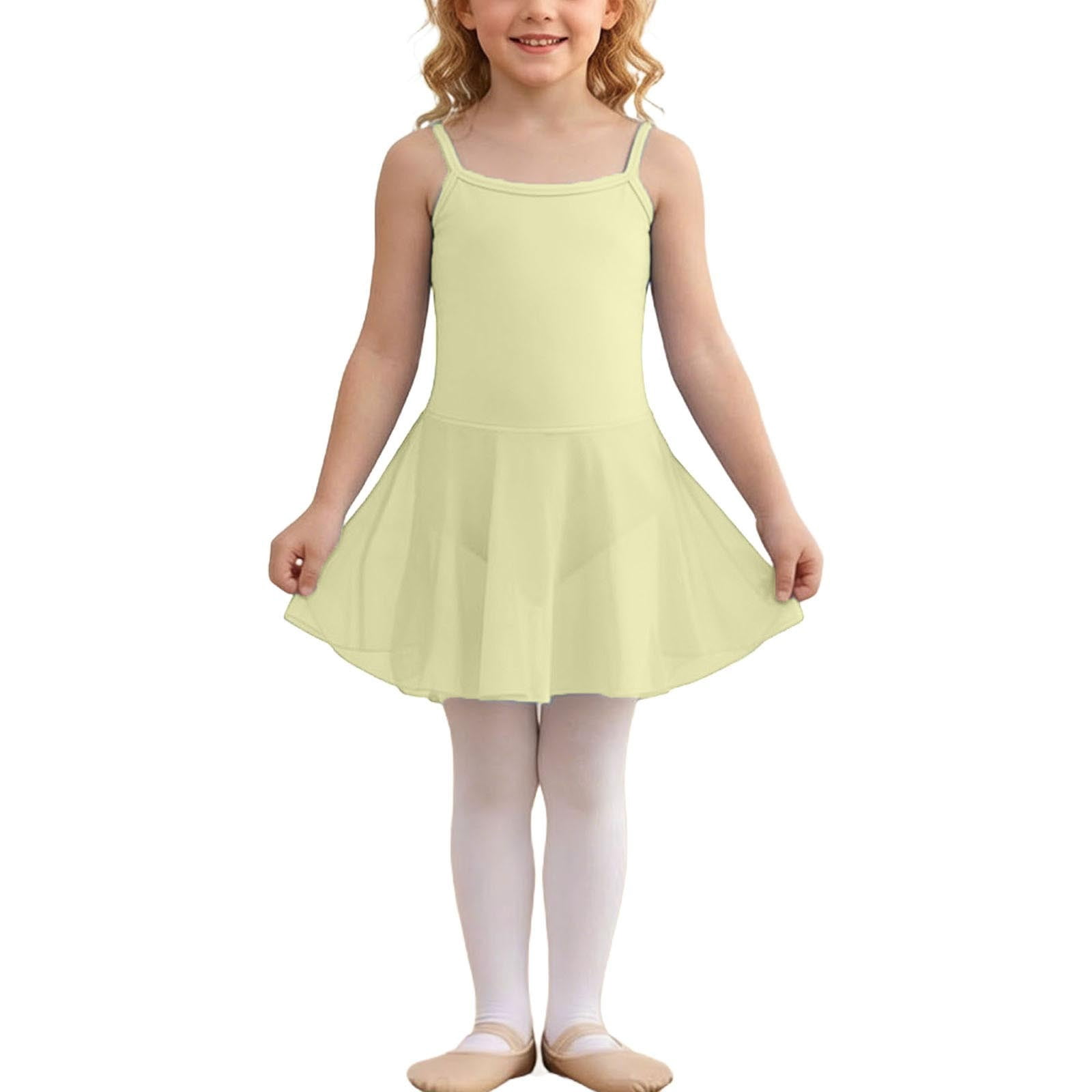 Ballet Leotards Dress for Girls Camisole Dance Outfit Dresses for ...