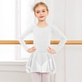Ballet Leotards for Girls Dance Leotards with Skirt Gymnastic Ballerina ...