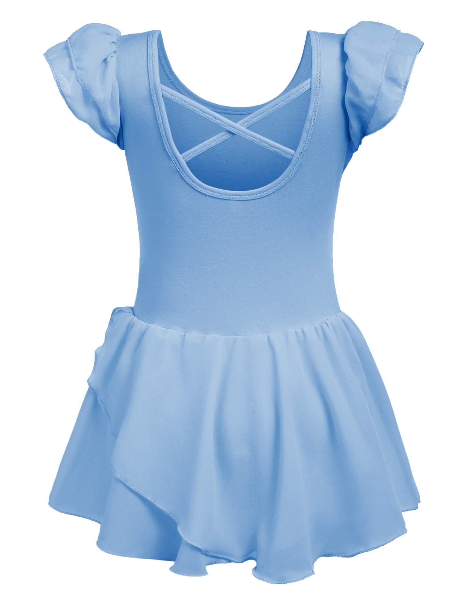 Danskin Now Girls' Short Sleeve Dance Leotard - Walmart.com
