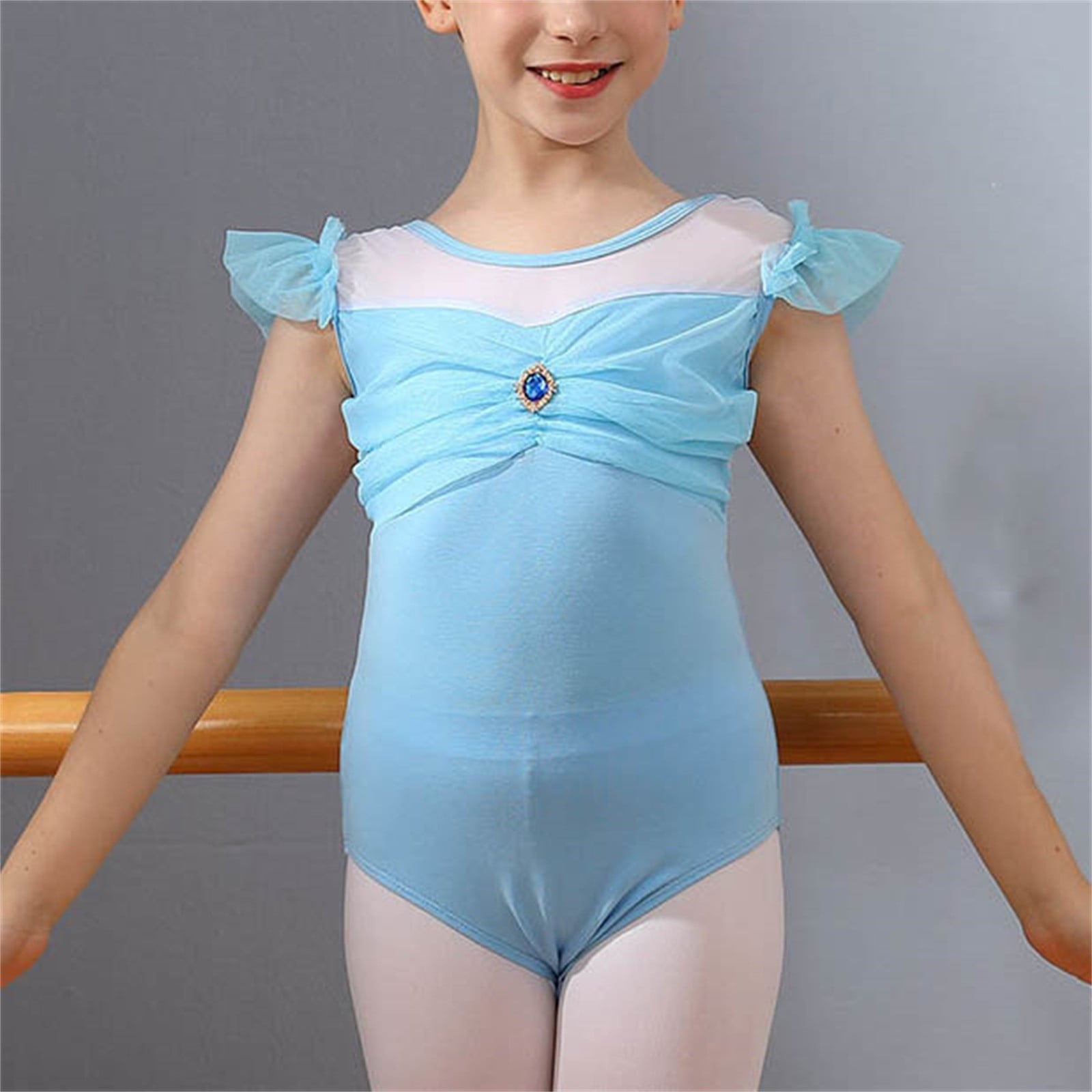 Ballet Leotards for Girls Size 2-15 One-Piece Bodysuits Toddlers Teens ...