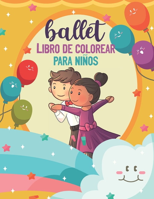 Ballet Libro de Colorear Para Niños : Libro de colorear de bailarina de ...