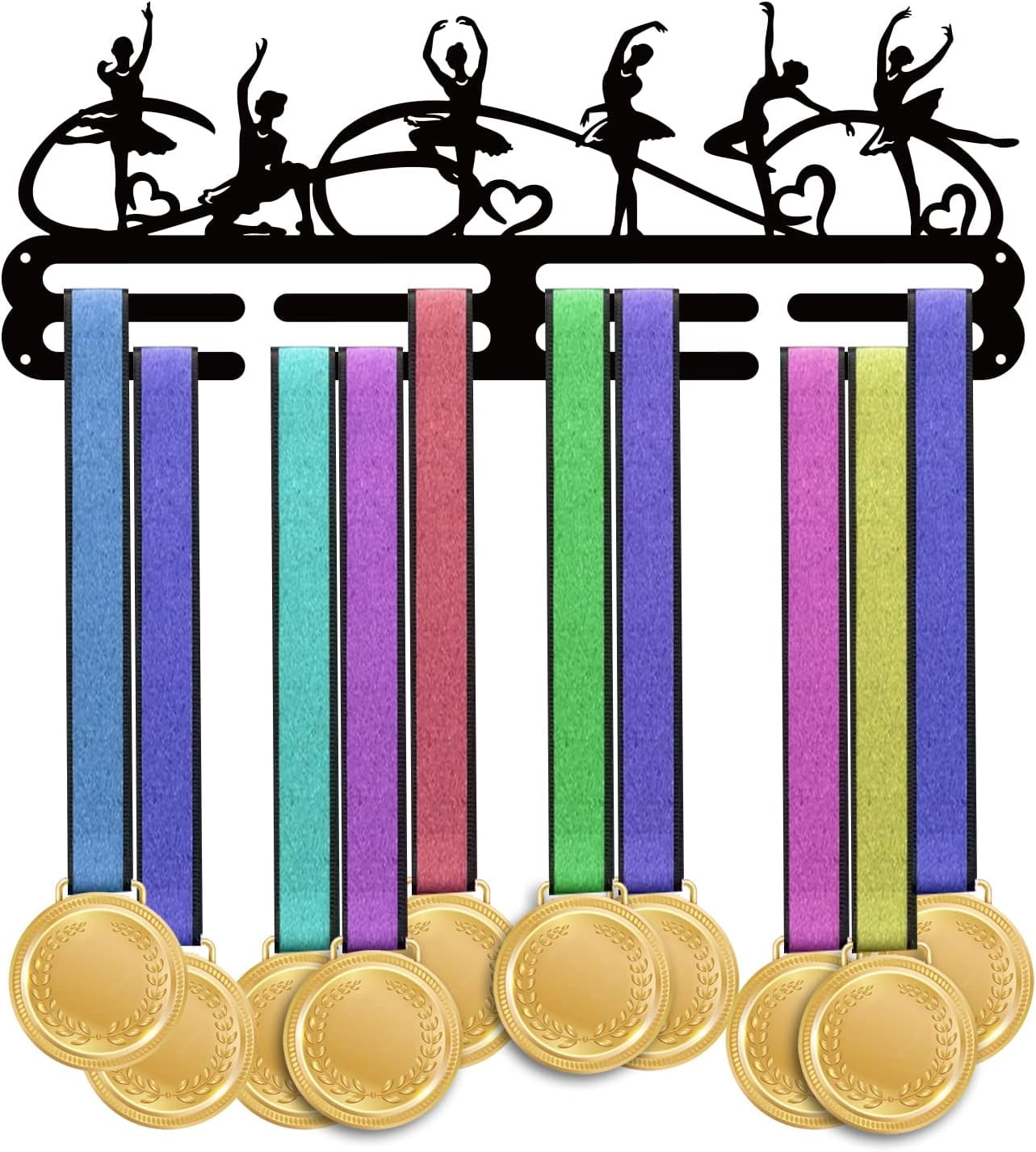 Ballet Medal Holder Dance Athlete Medals Hanger Medal Rack Frame Dancer ...