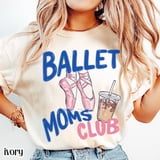 Ballet Mom Coffee Club Shirt Retro Coffee Lover Dancer TShirt Dance Mom ...