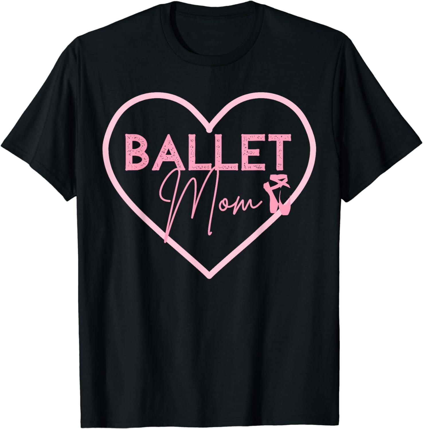 Ballet Mom Shirt Dance Mom Tshirt Gift Pink Ballerina Tee T-Shirt ...