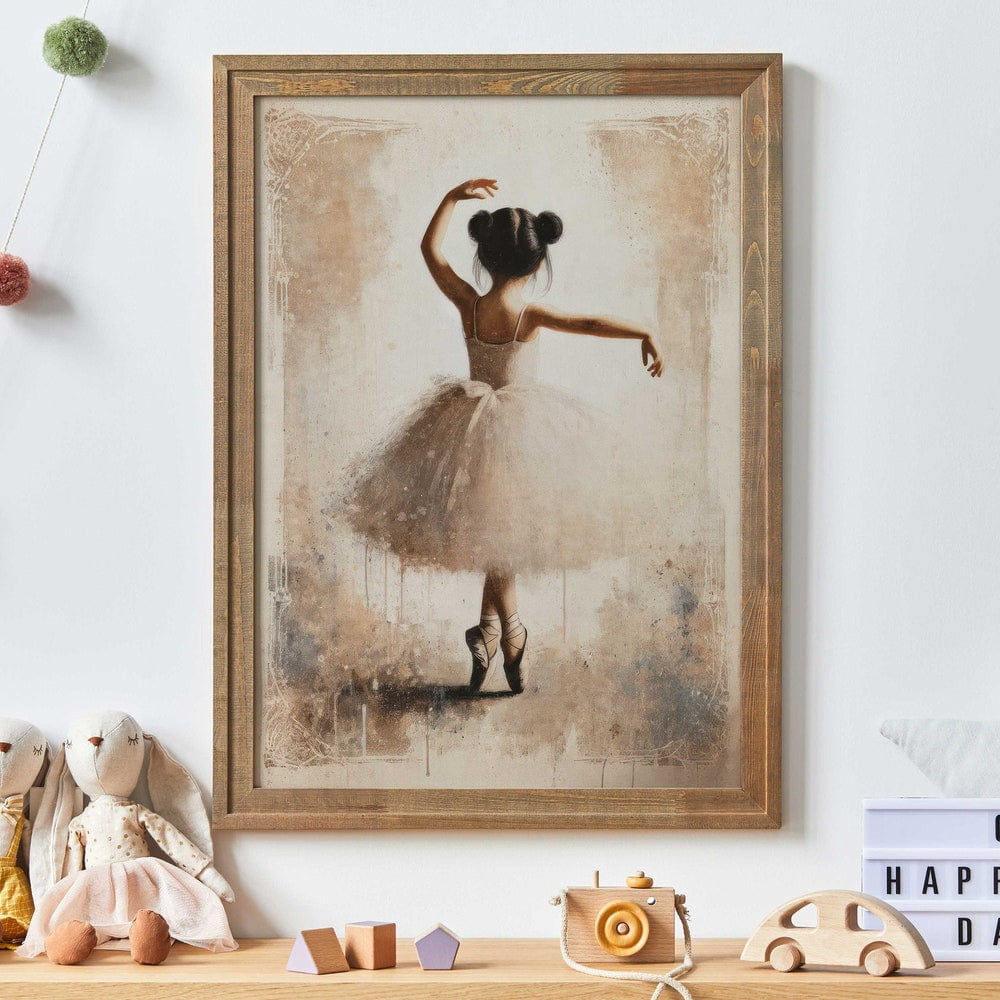 Ballet Nursery Art Ballerina Nursery Decor Pink Girl'S Room Ballet ...