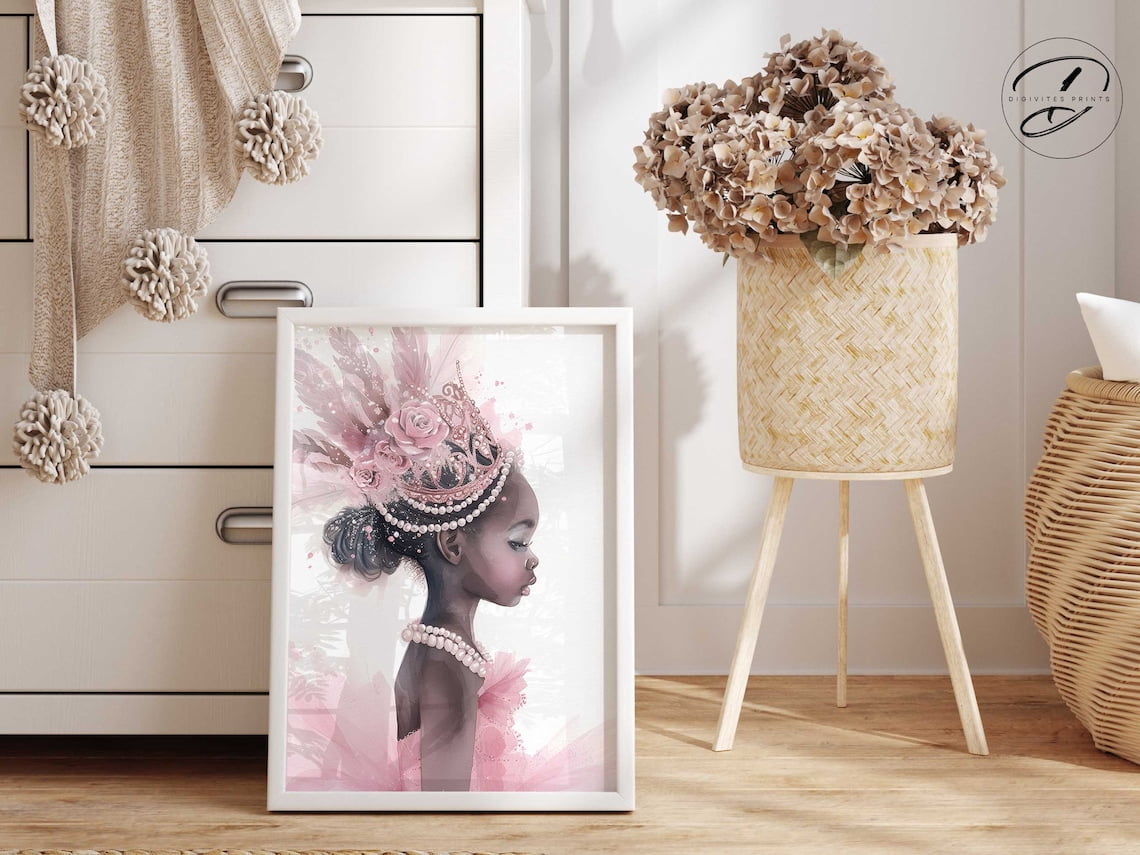 Ballet Nursery Art, Ballerina Nursery Decor, Pink Girls Room, Ballet ...