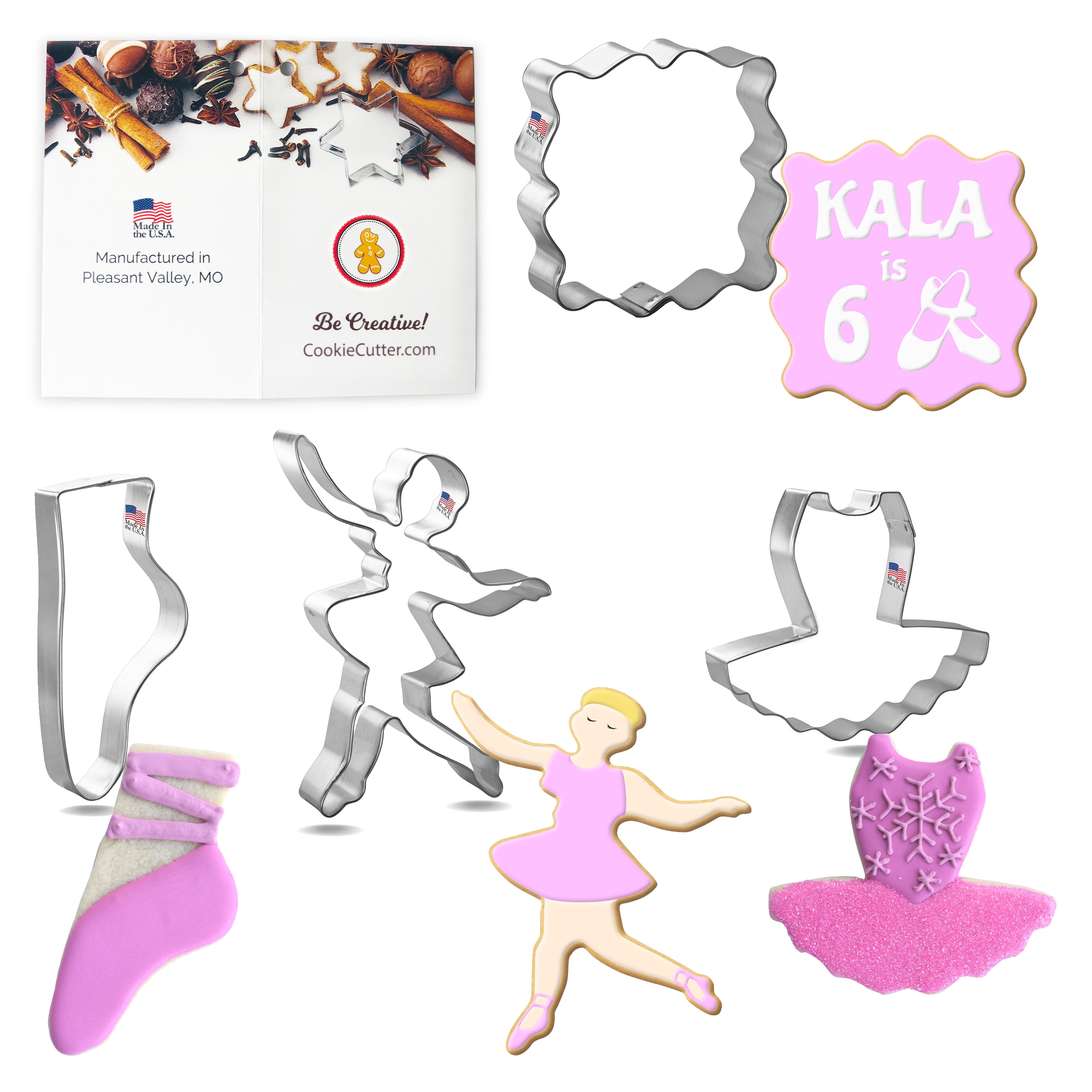 Ballet Nutcracker Cookie Cutter 4 Pc Set - Foose Cookie Cutters - USA ...