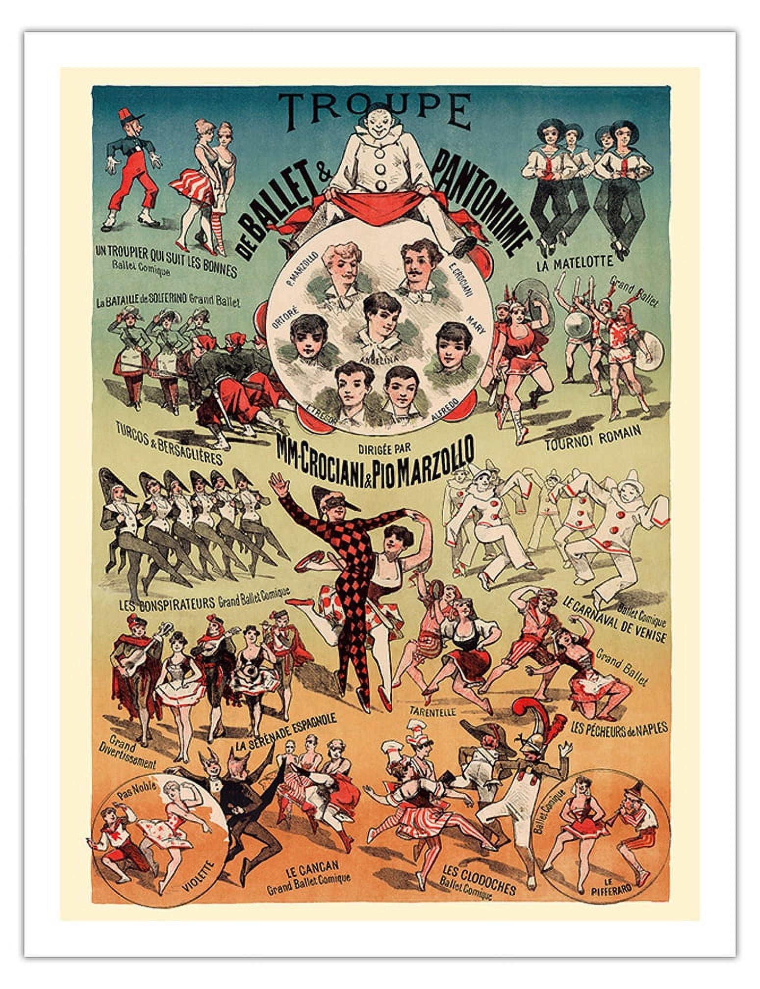 Ballet and Pantomime Troupe - Directed by M.M. Crociani and Pio ...
