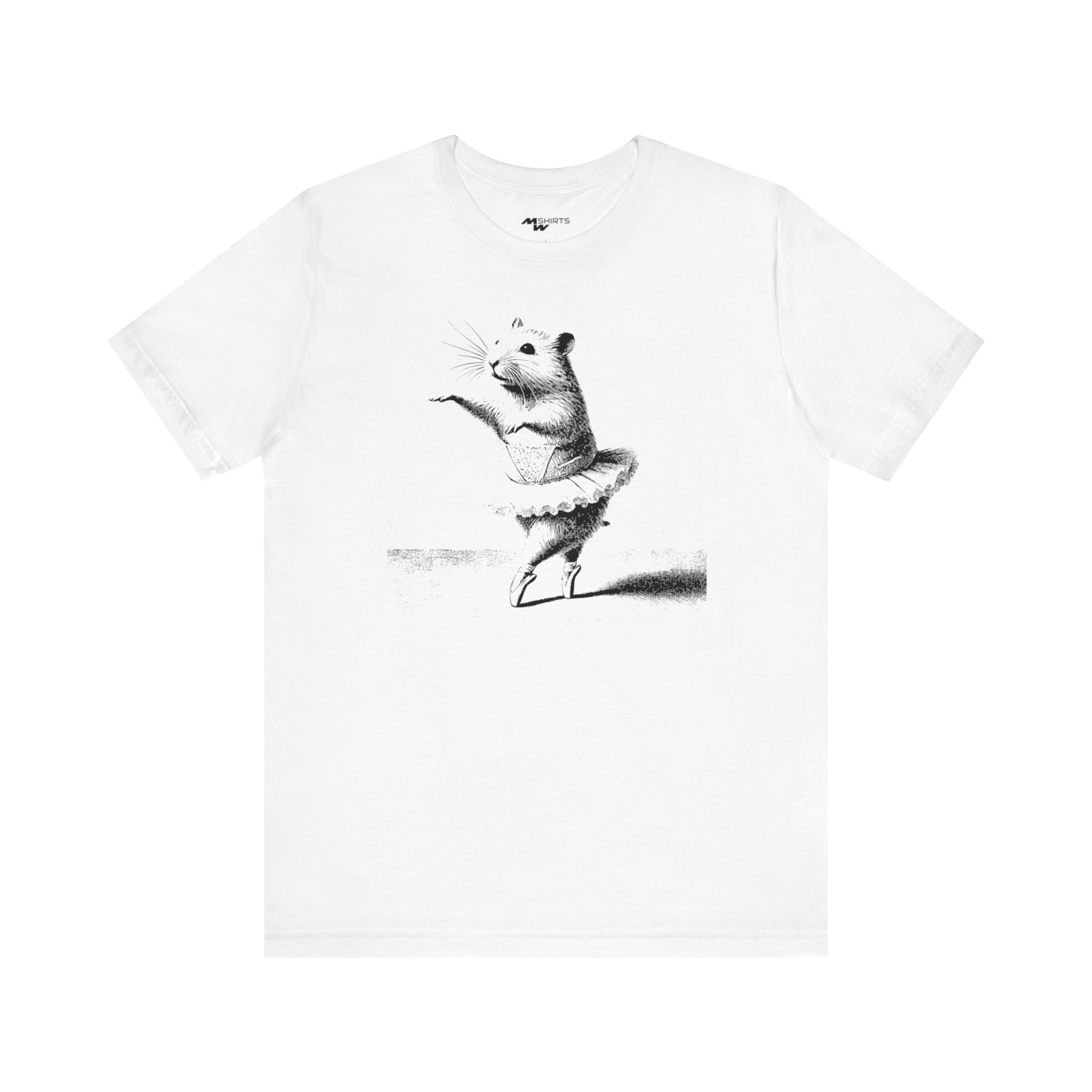 Ballet Pet Series Hamster T-Shirt - Vintage Engraving Style/ Unisex ...