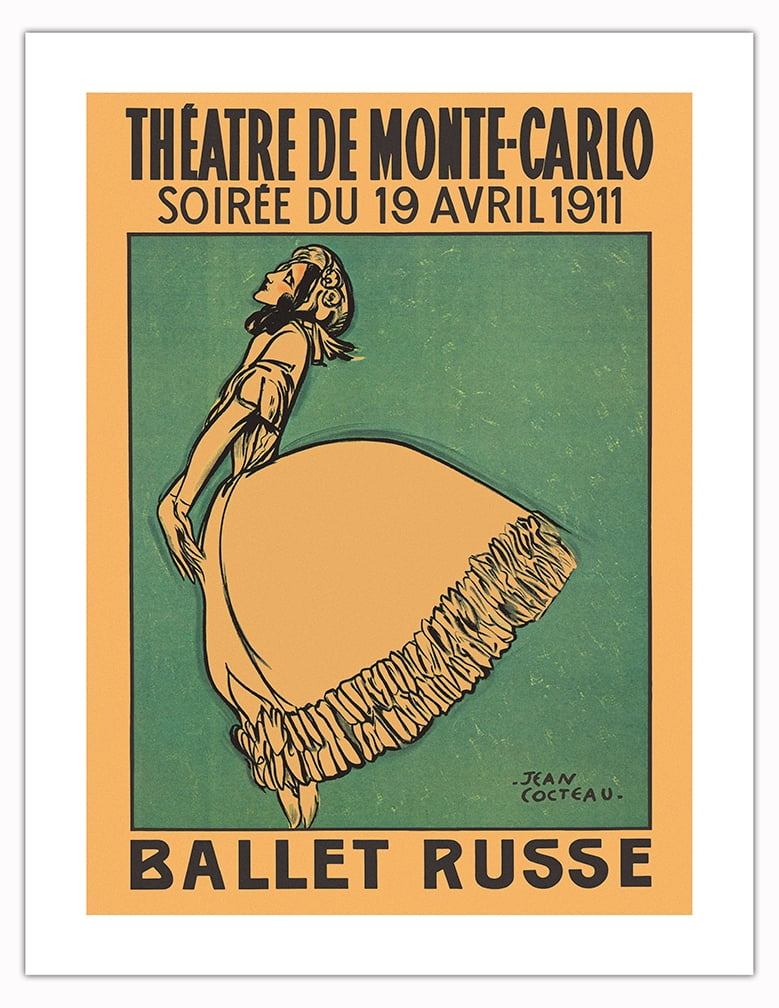 Ballet Russe - Tamara Karsavina - Theatre de Monte Carlo - Vintage ...