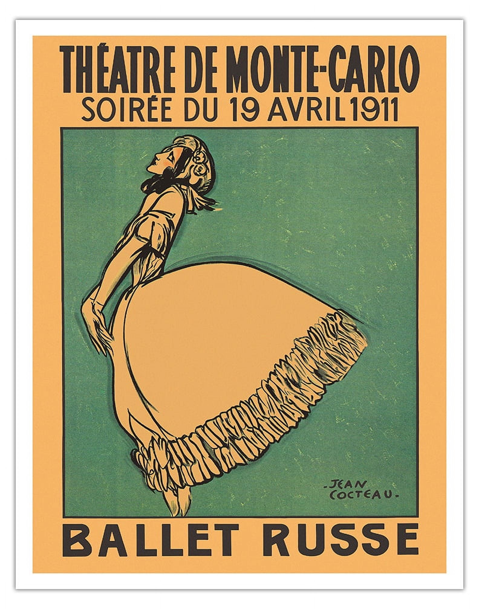 Ballet Russe - Tamara Karsavina - Theatre de Monte Carlo - Vintage ...