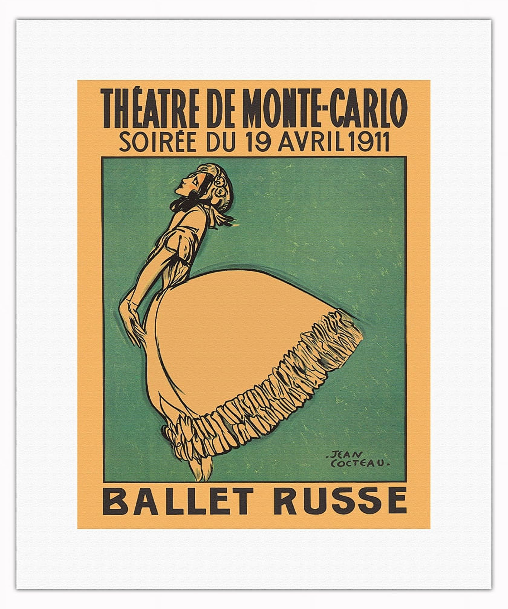 Ballet Russe - Tamara Karsavina - Theatre de Monte Carlo - Vintage ...