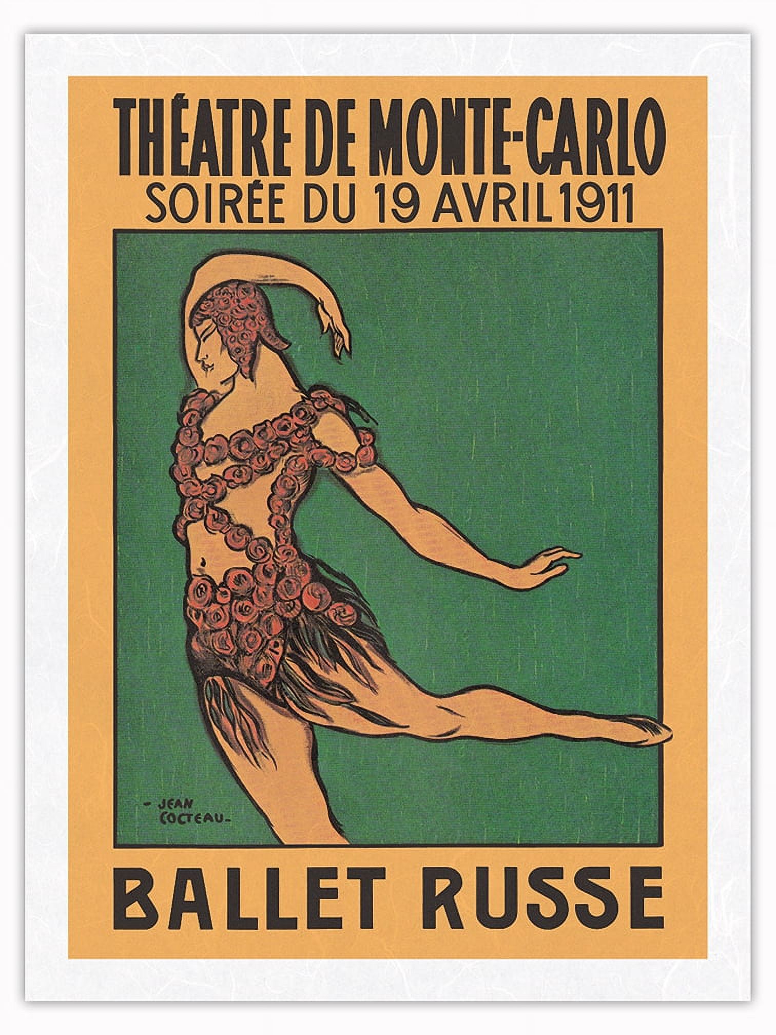 Ballet Russe - Vaslav Nijinsky - Theatre de Monte Carlo - Vintage Dance ...
