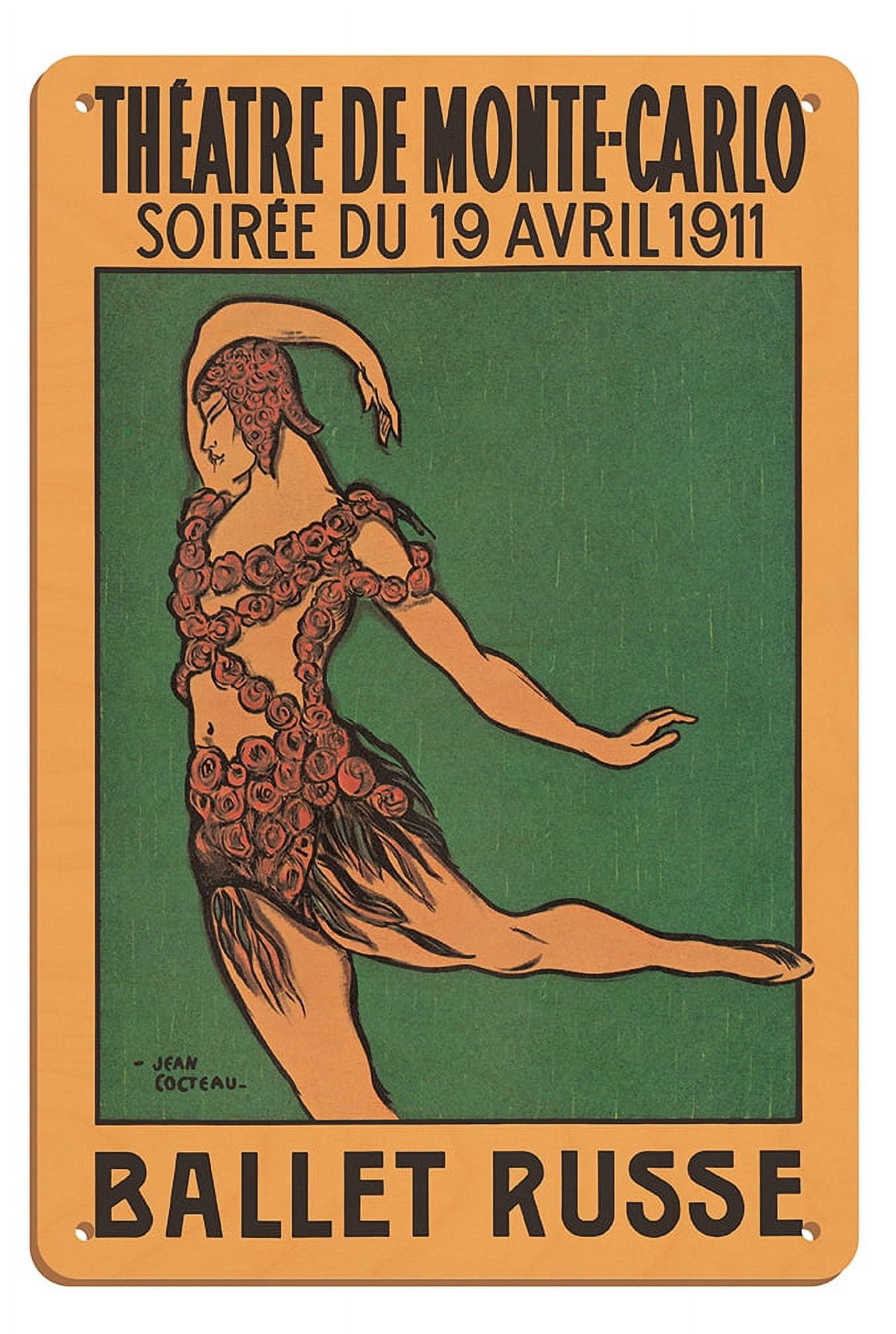 Ballet Russe - Vaslav Nijinsky - Theatre de Monte Carlo - Vintage Dance ...