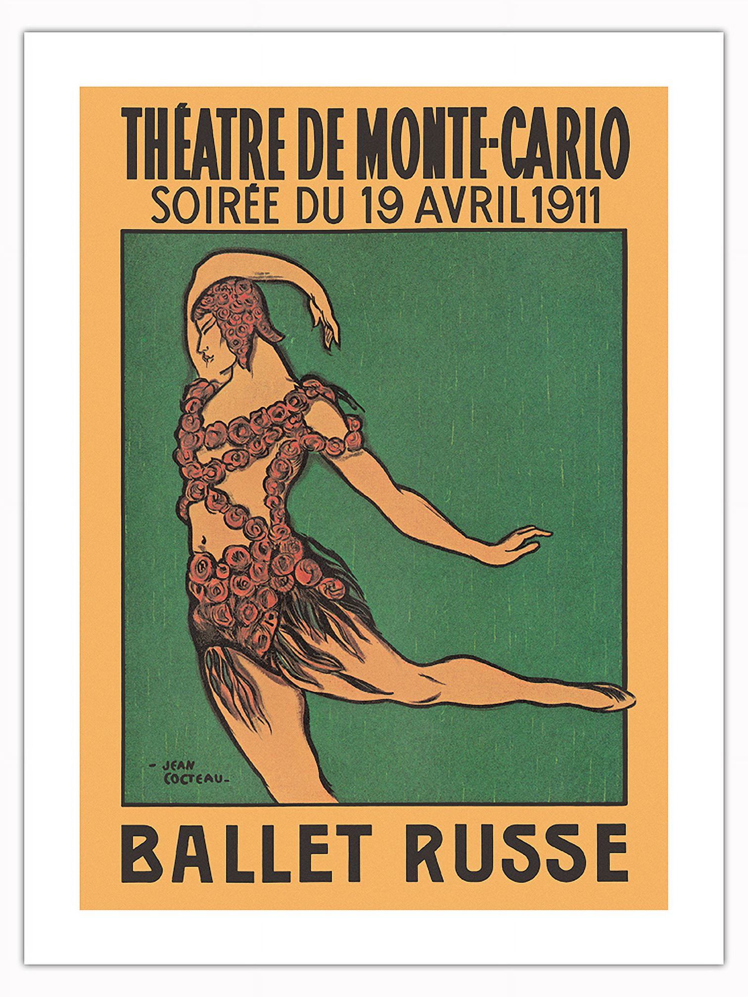 Ballet Russe - Vaslav Nijinsky - Theatre de Monte Carlo - Vintage Dance ...