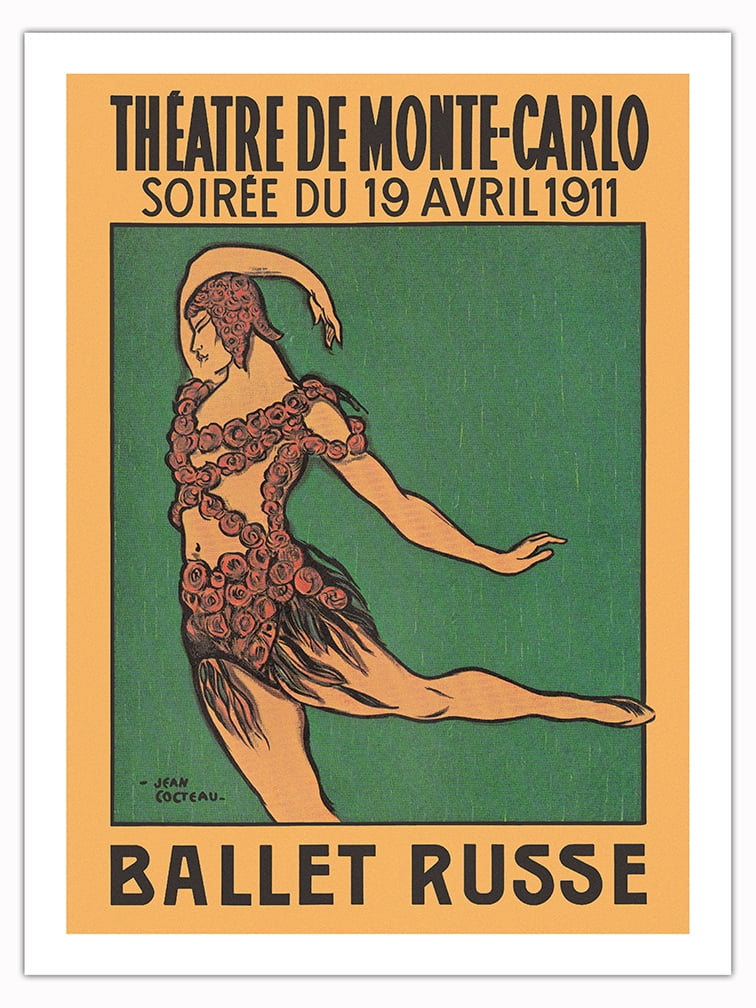 Ballet Russe - Vaslav Nijinsky - Theatre de Monte Carlo - Vintage Dance ...