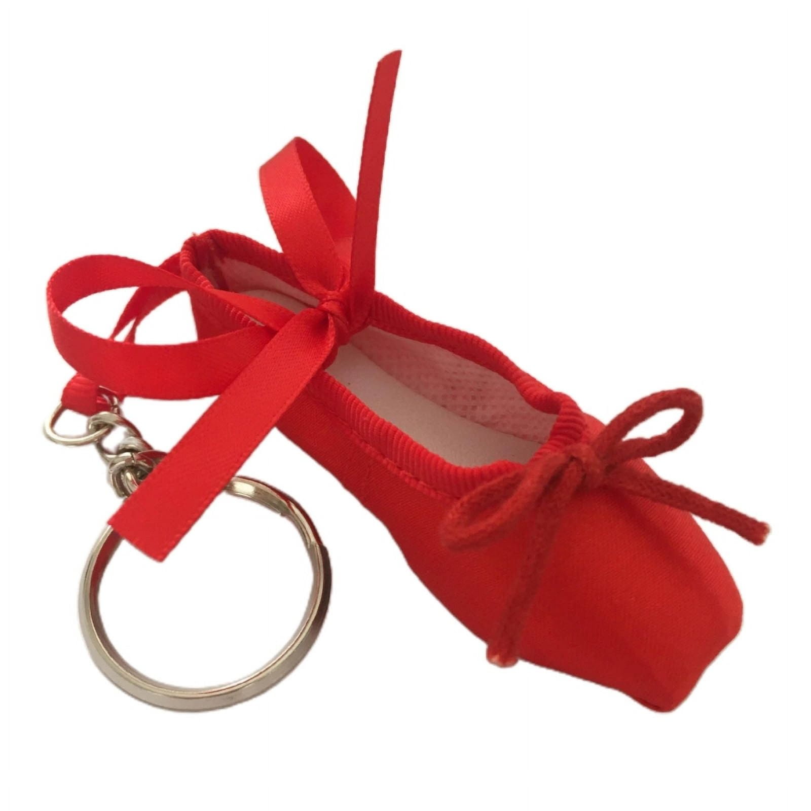 Ballet Shoe Keychain Decoration Charm Ballet Shoe Backpack Pendant ...