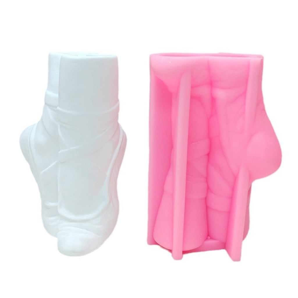 Ballet Shoe Silicones Molds for Vase, Ballet Slipper Shape SIlicones ...