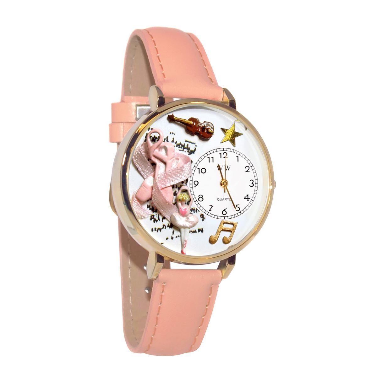 Ballet Shoes Watch in Gold (Large) - Walmart.com