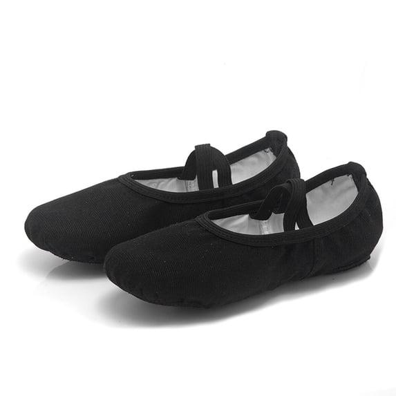 Ballet Shoes for Girls Stretch Comfortable Canvas Split Sole Ballet ...