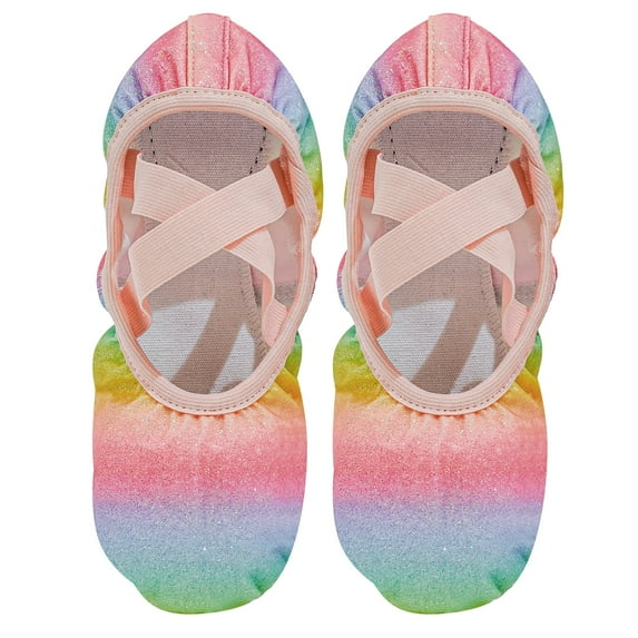 Ballet Shoes for Girls, Toddler Kids Ballet Slippers Glitter Ballet ...